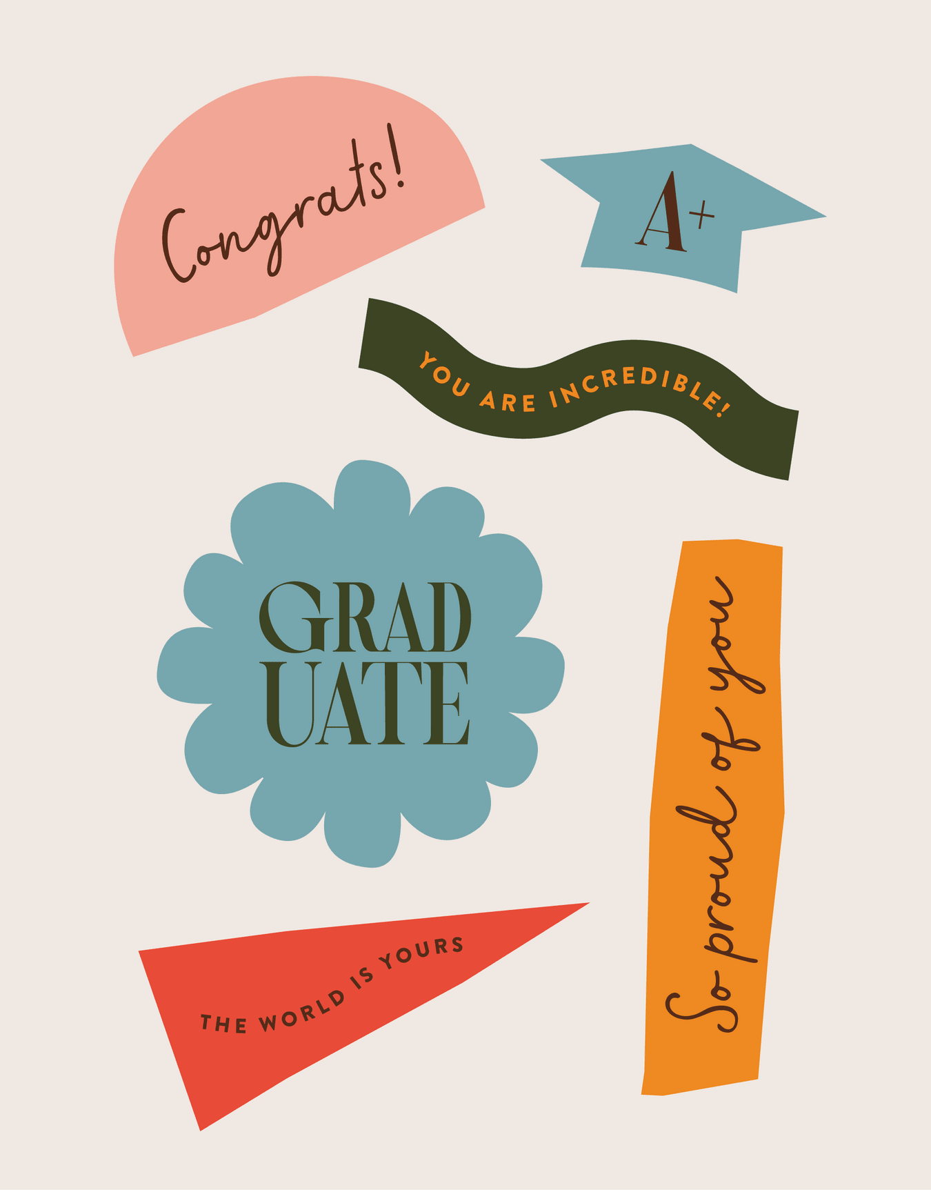 Grad Icons by Shari Margolin | Postable
