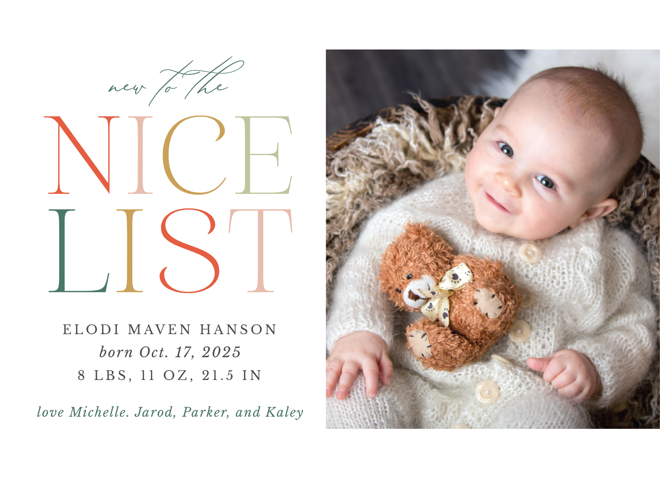 New To The Nice List by Shari Margolin | Postable