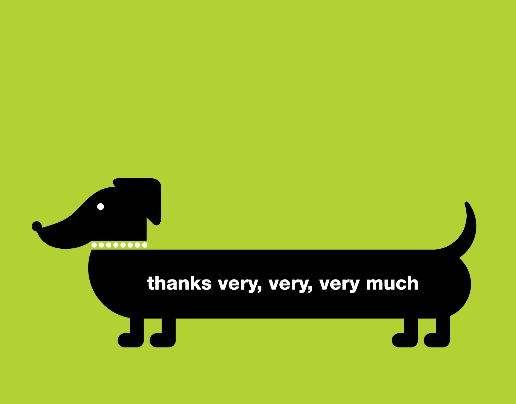 Thank You Dog by Silas Tom | Postable