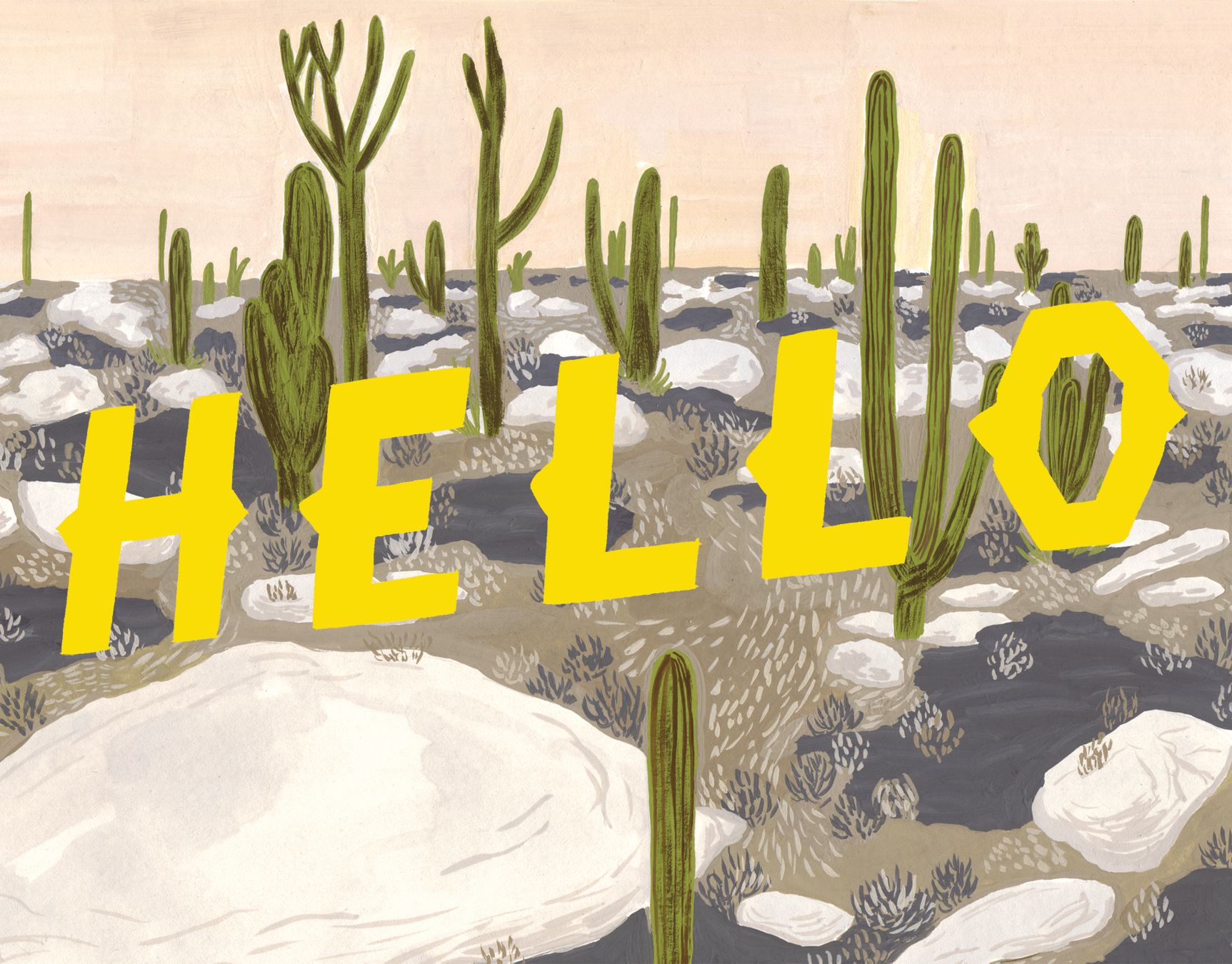 Hello Desert by Small Adventure | Postable