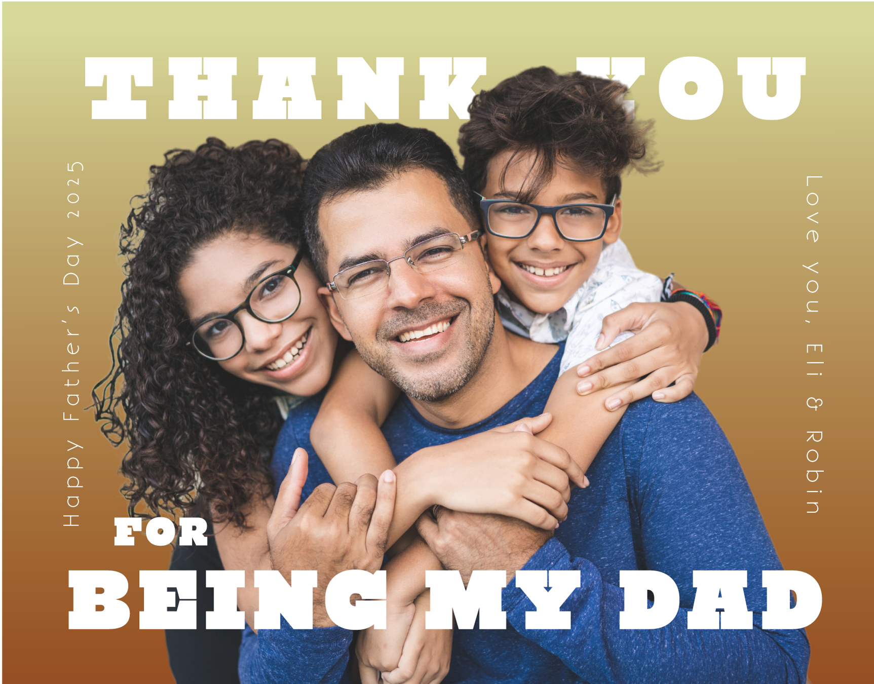 Thank You For Being My Dad by Small Adventure | Postable