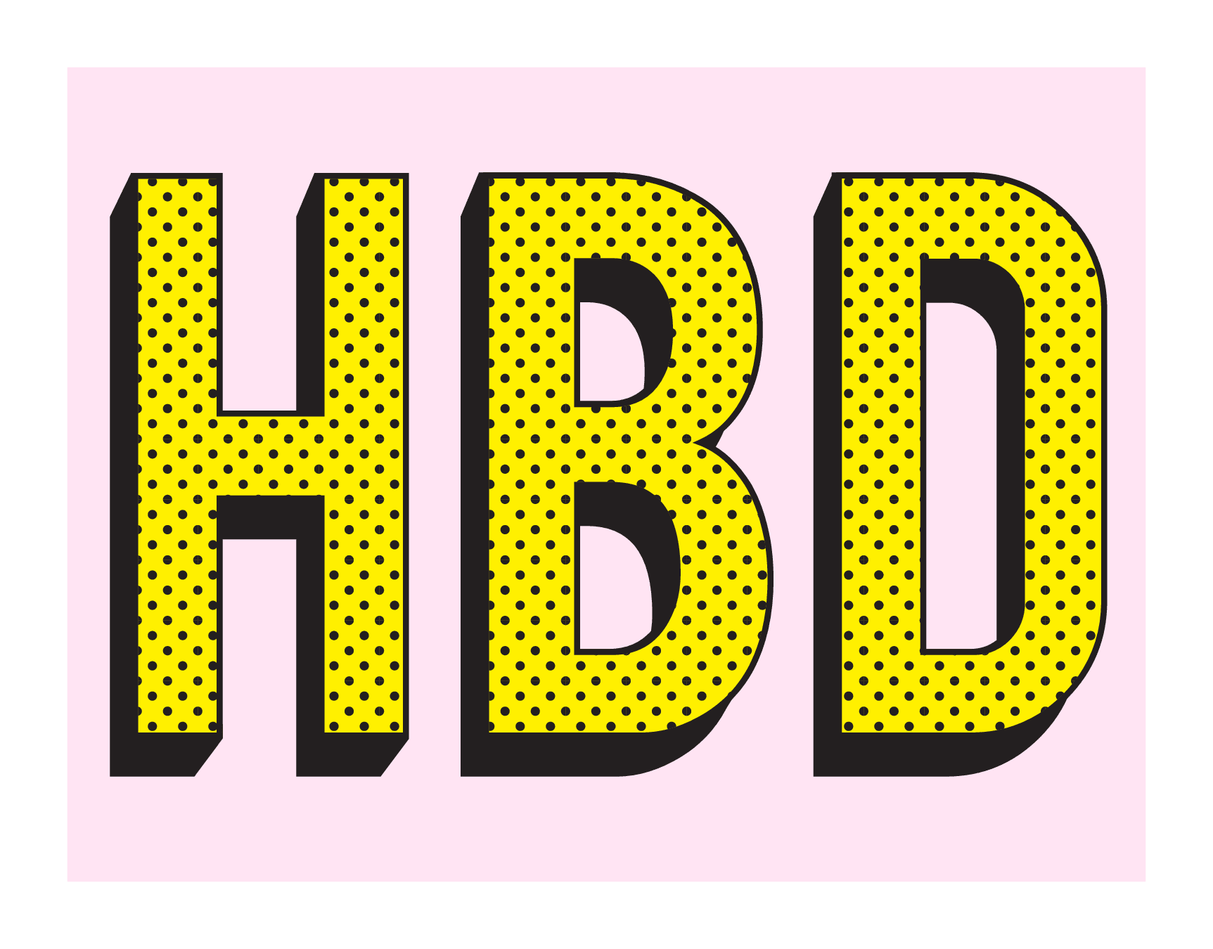 HBD by Smarty Pants Paper Co. | Postable