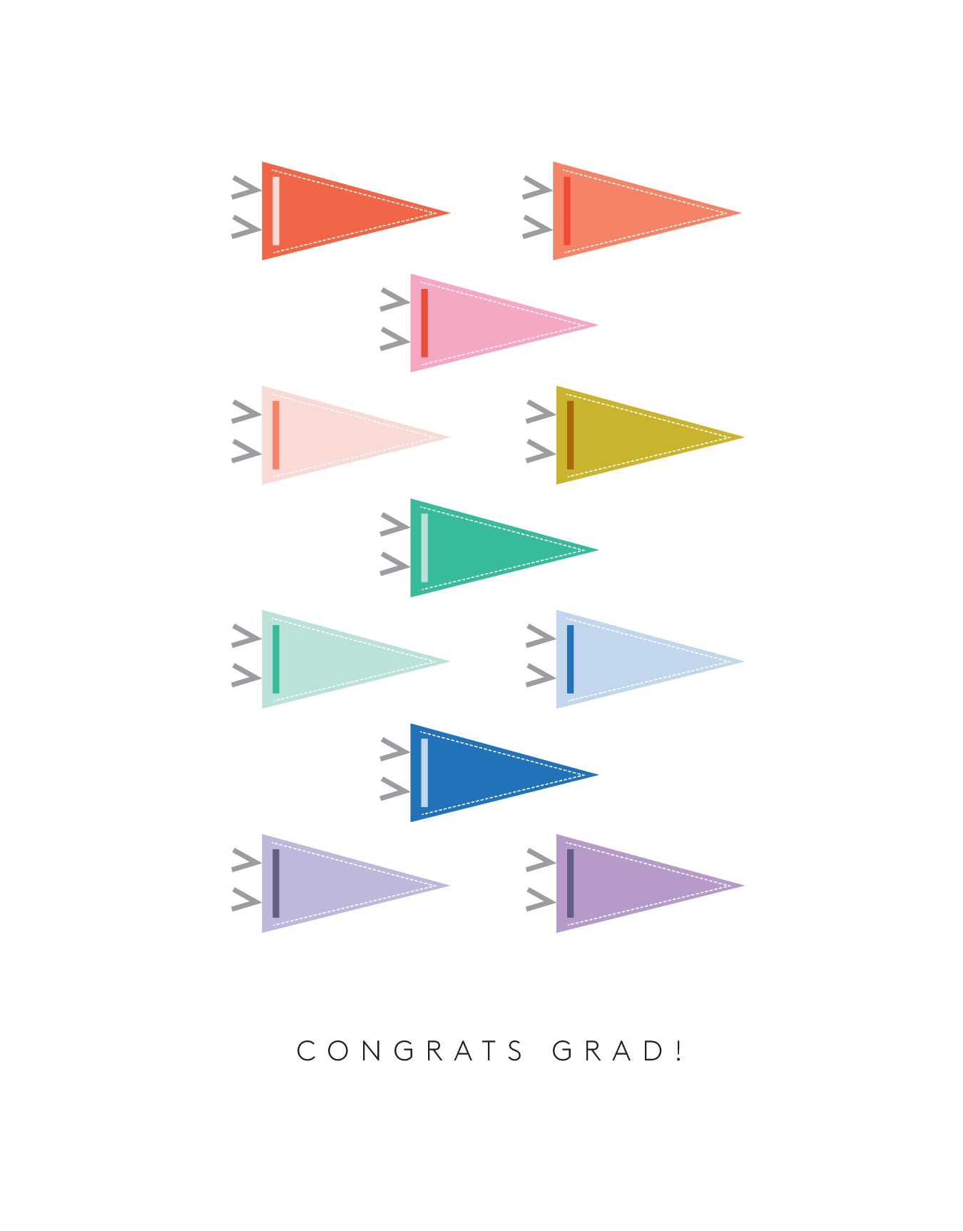 Grad Flags by Spaghetti & Meatballs | Postable