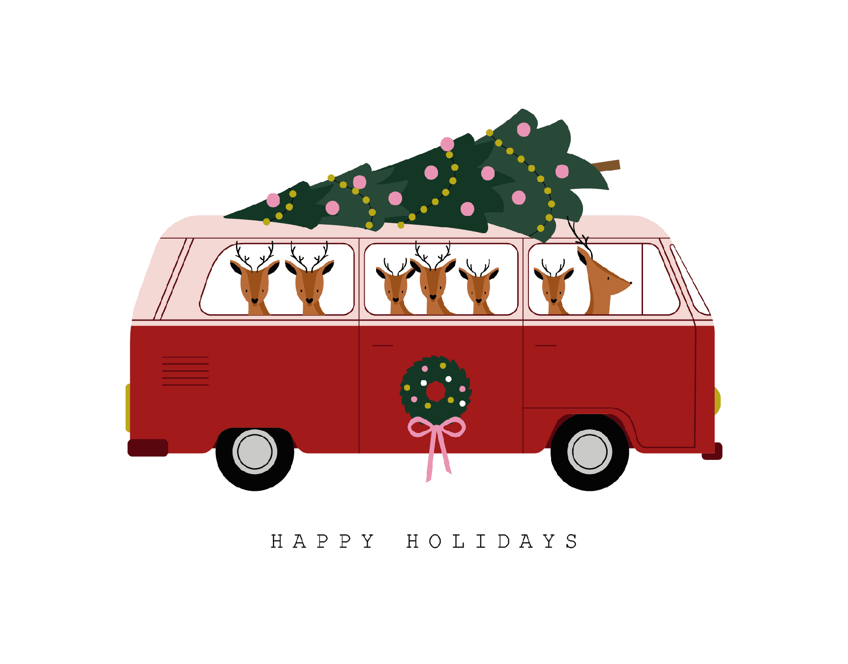 Reindeer Bus by Spaghetti & Meatballs | Postable