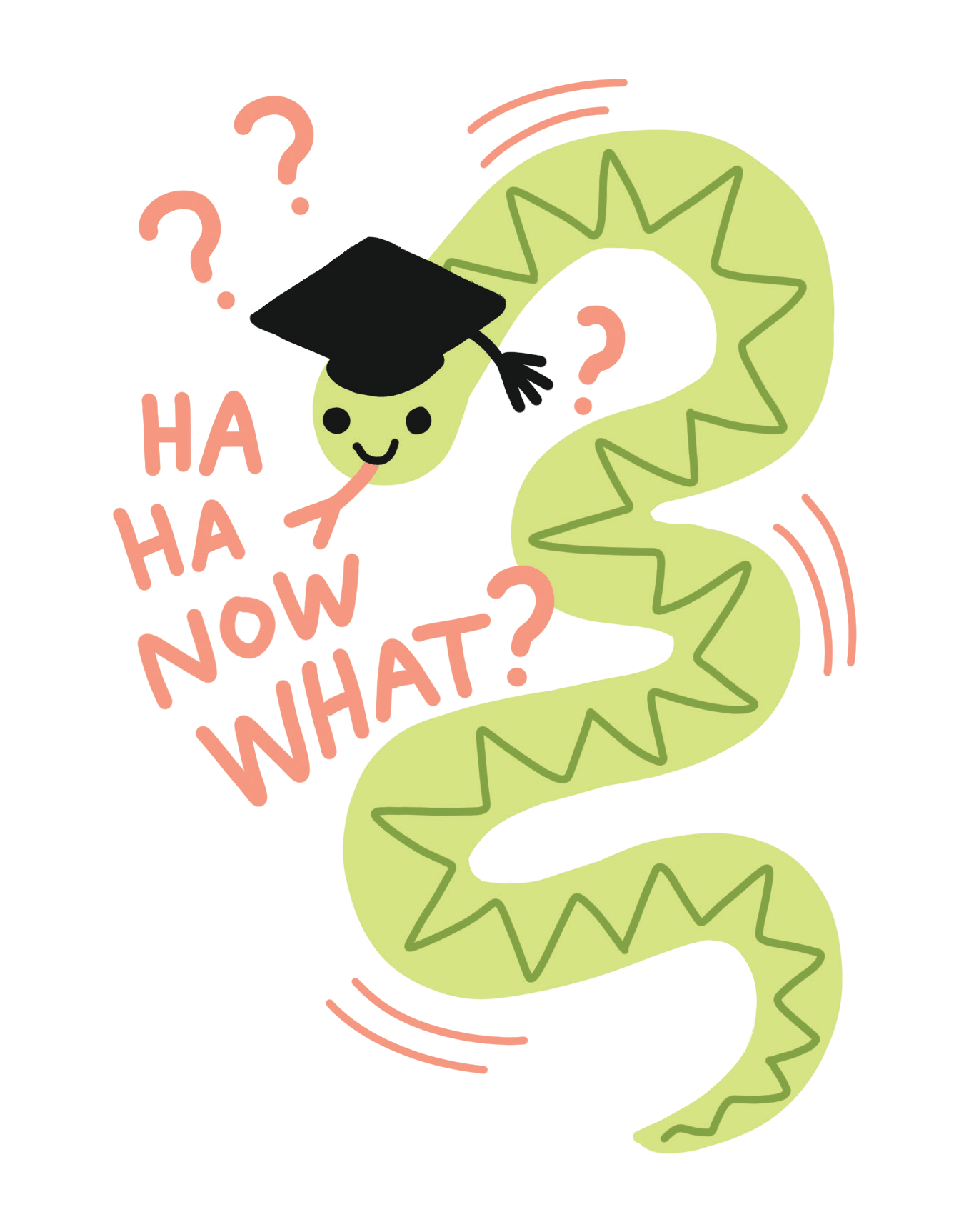 Graduation Snake by Susie Esse | Postable