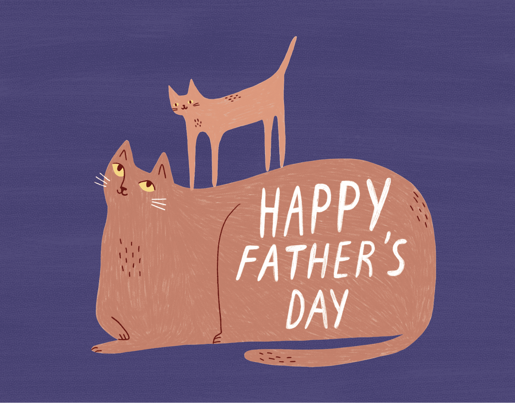 Father's Day Cats by Susie Esse | Postable