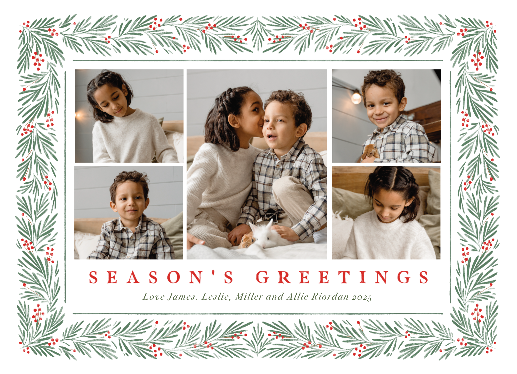 Pine Border Holiday by Swell & Grand | Postable