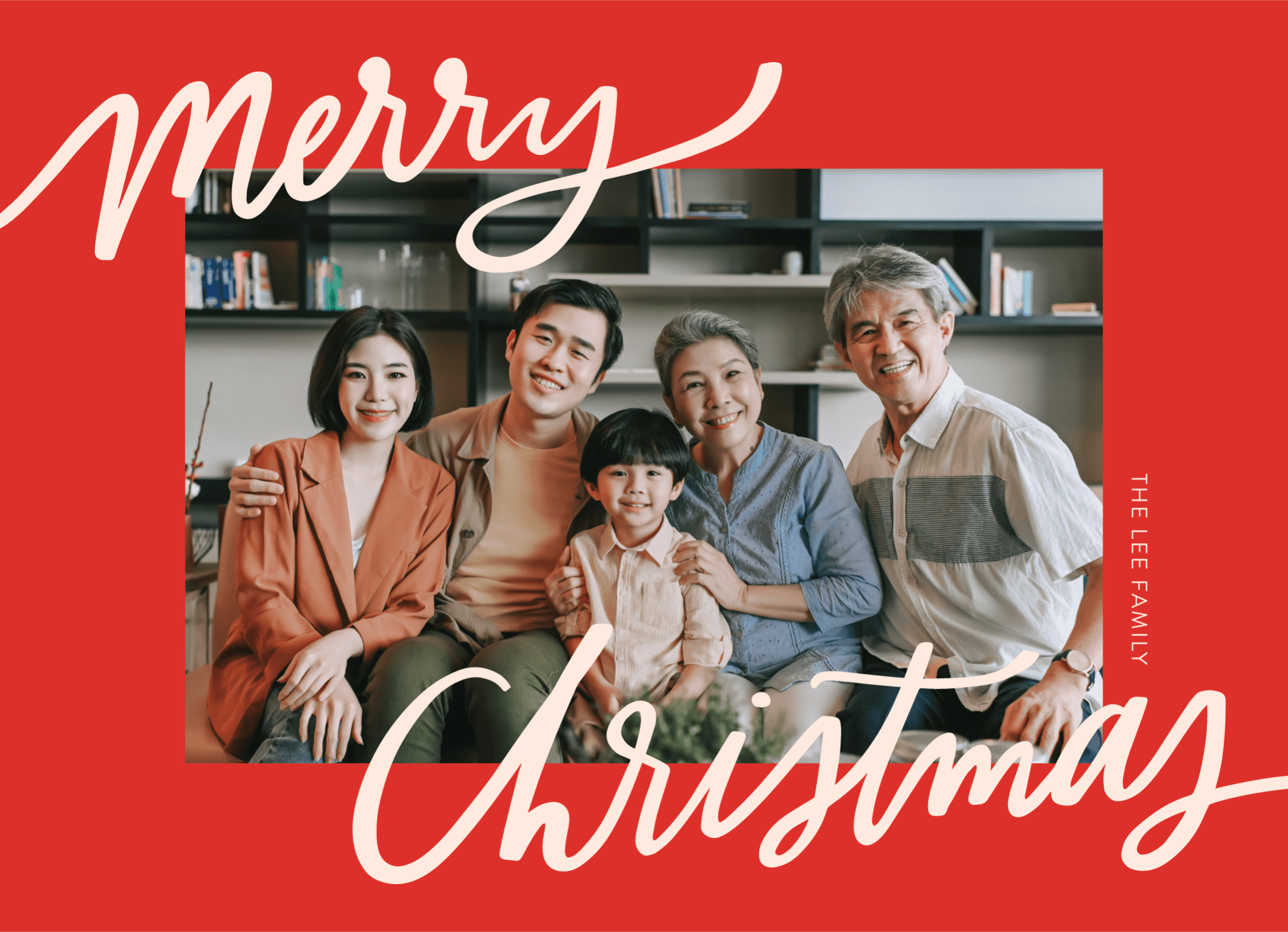 Bold Cursive Red by Vine & Thistle | Postable