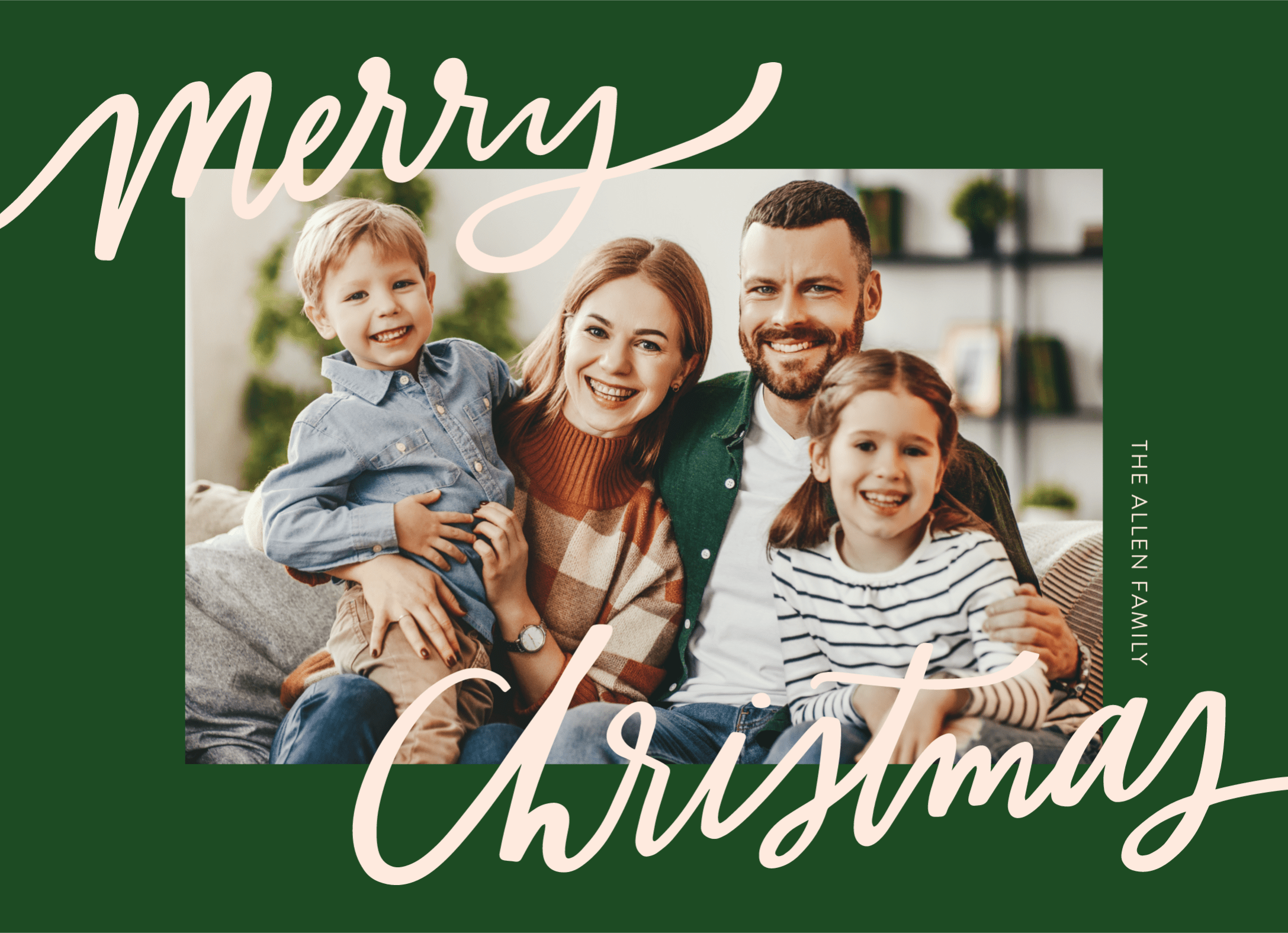 Bold Cursive Green by Vine & Thistle | Postable