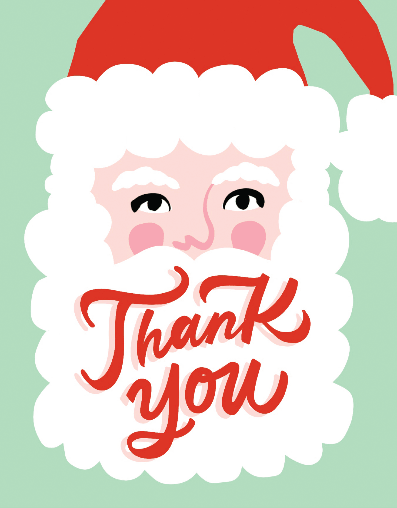 Santa Thank You by Vine & Thistle | Postable