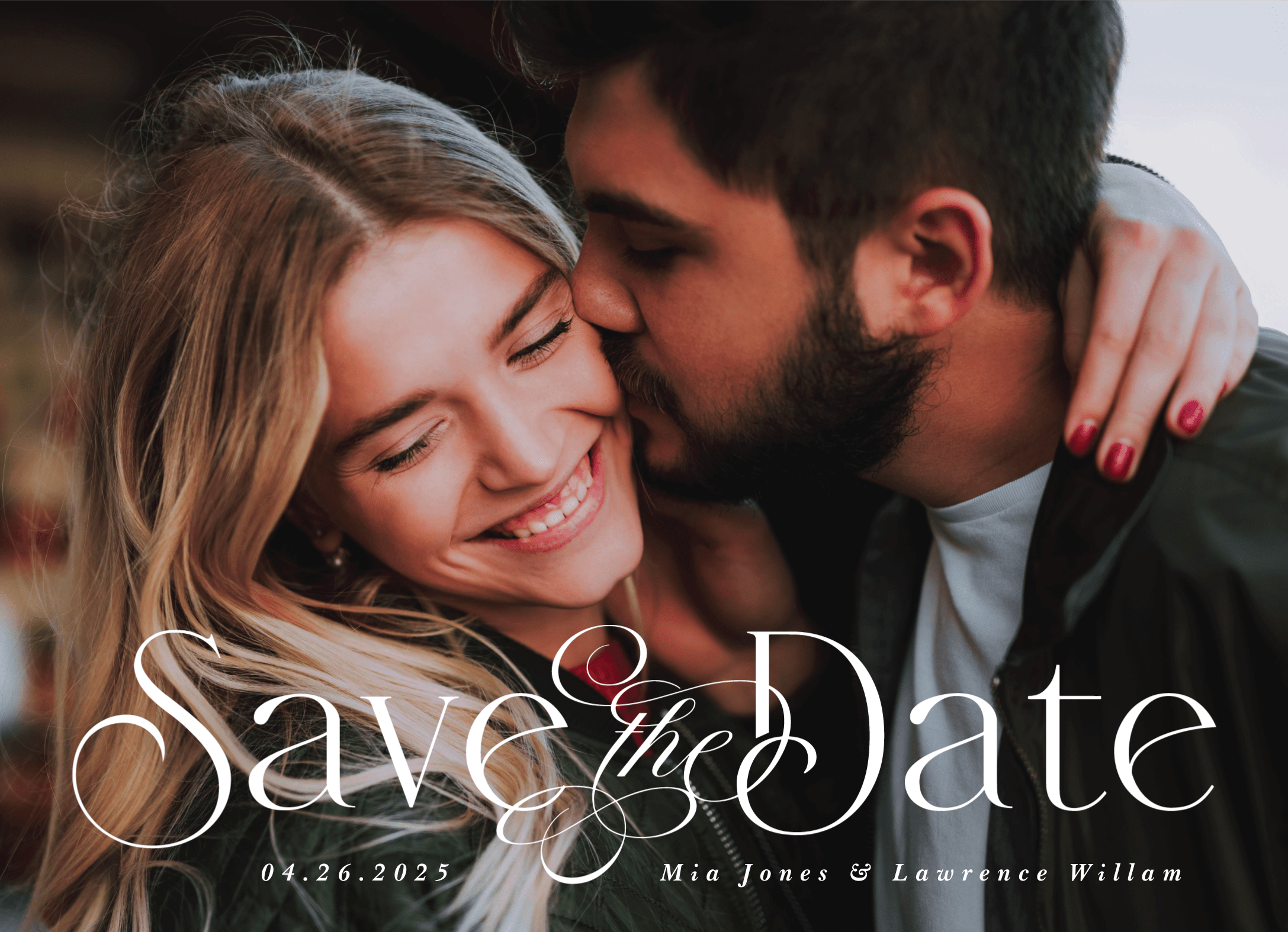 Josephine Save The Date by Vivian Yiwing | Postable