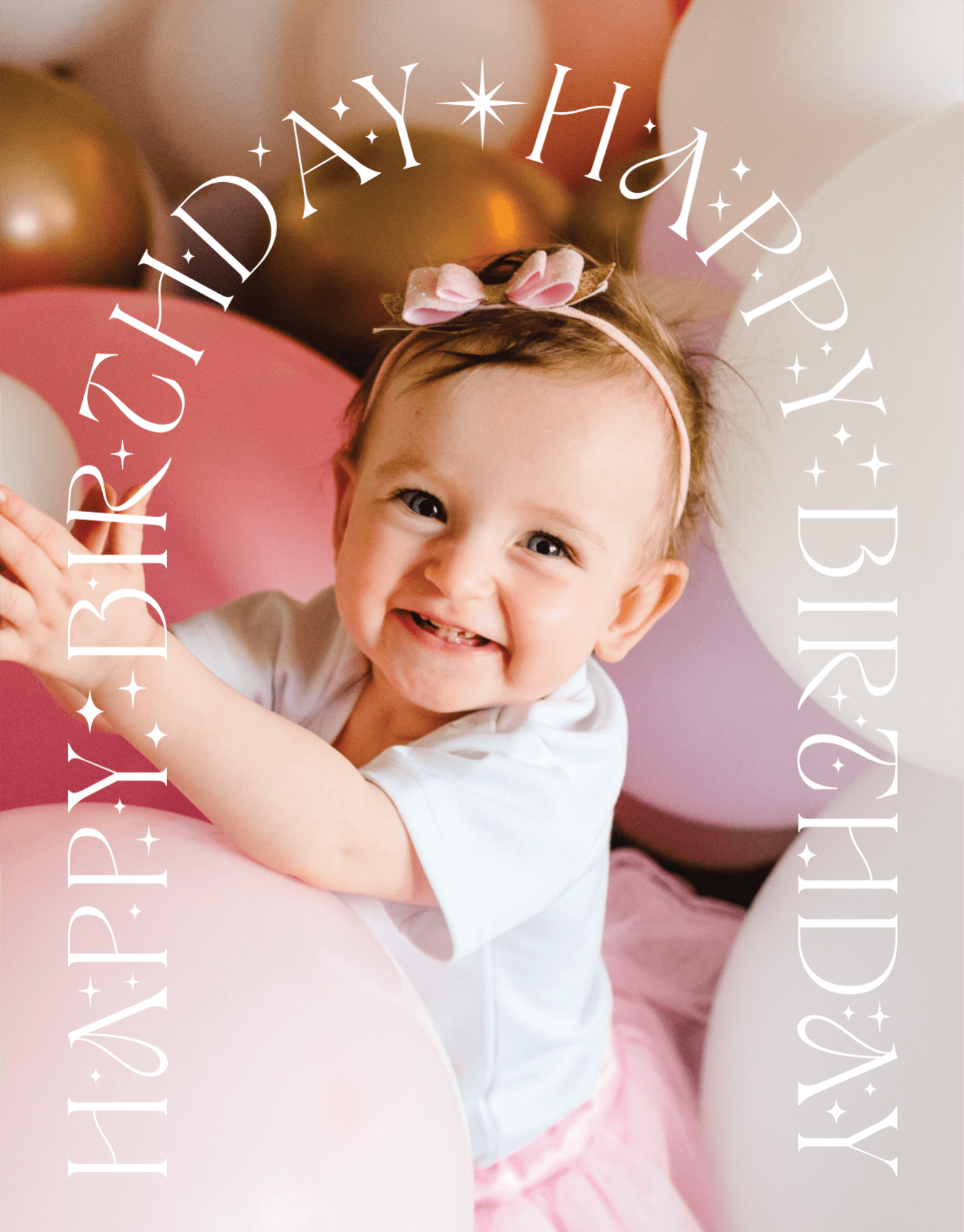 Sweet Birthday Arch by Vivian Yiwing | Postable