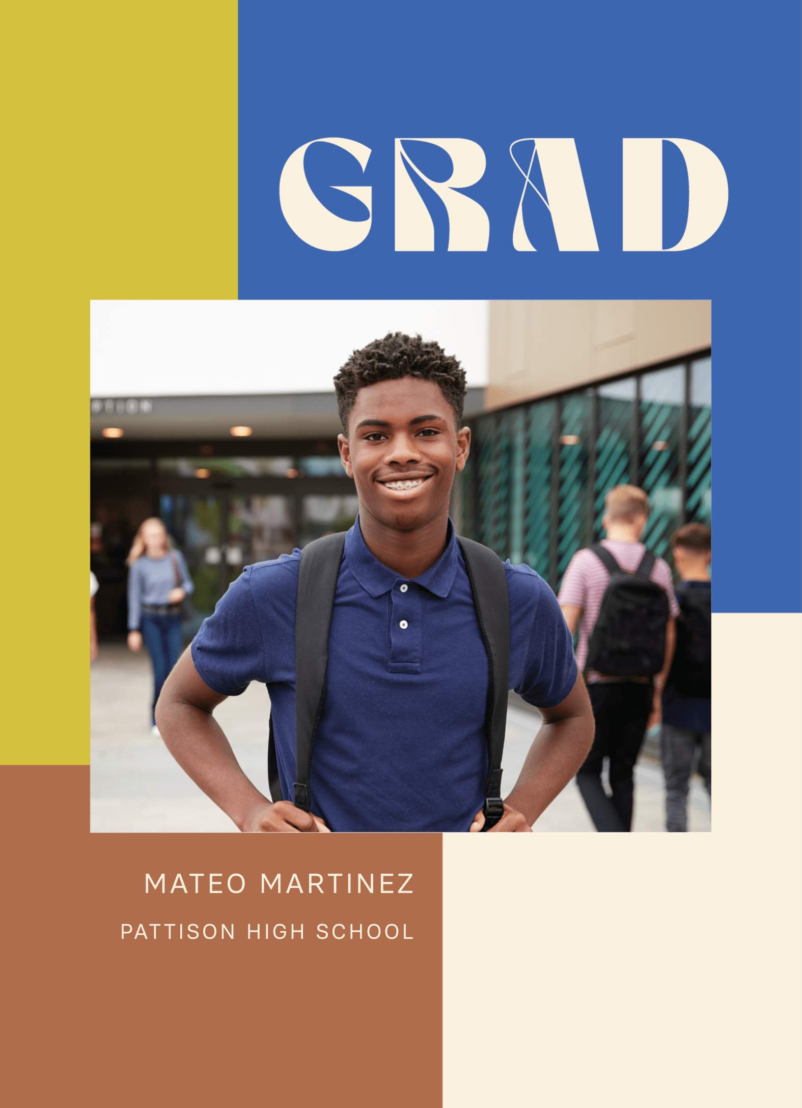 Color Block Grad by Vivian Yiwing | Postable