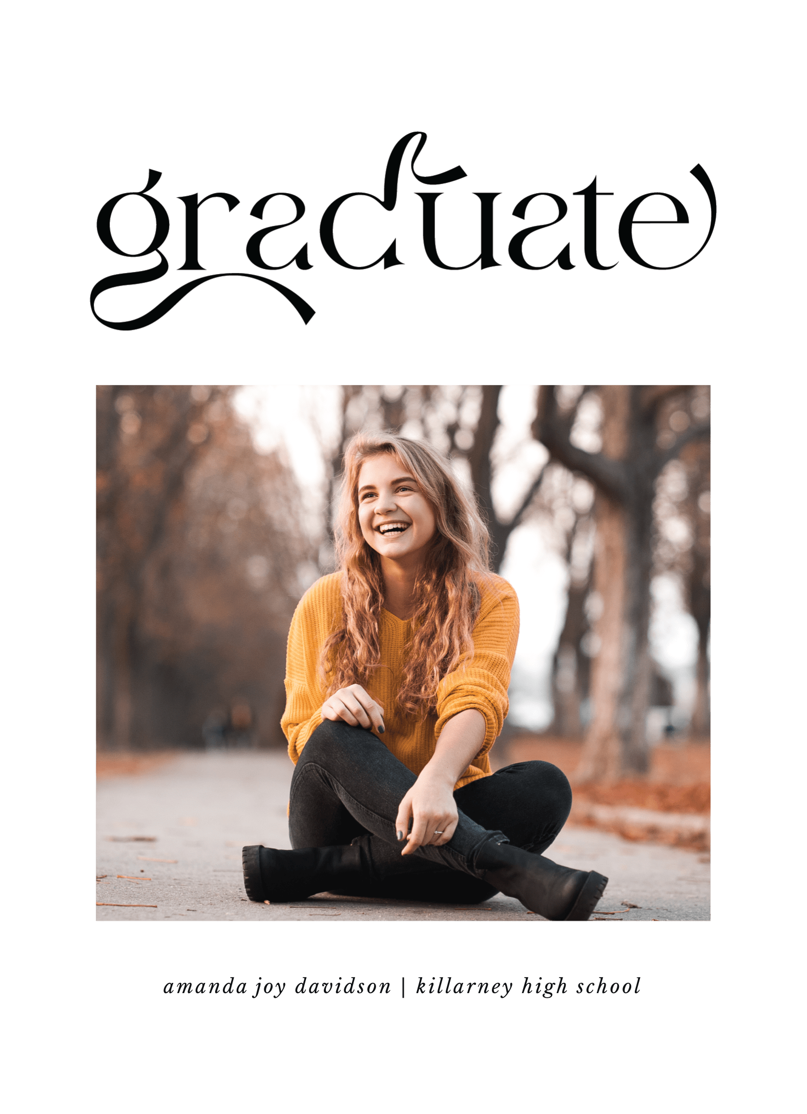 Simple Graduate by Vivian Yiwing | Postable
