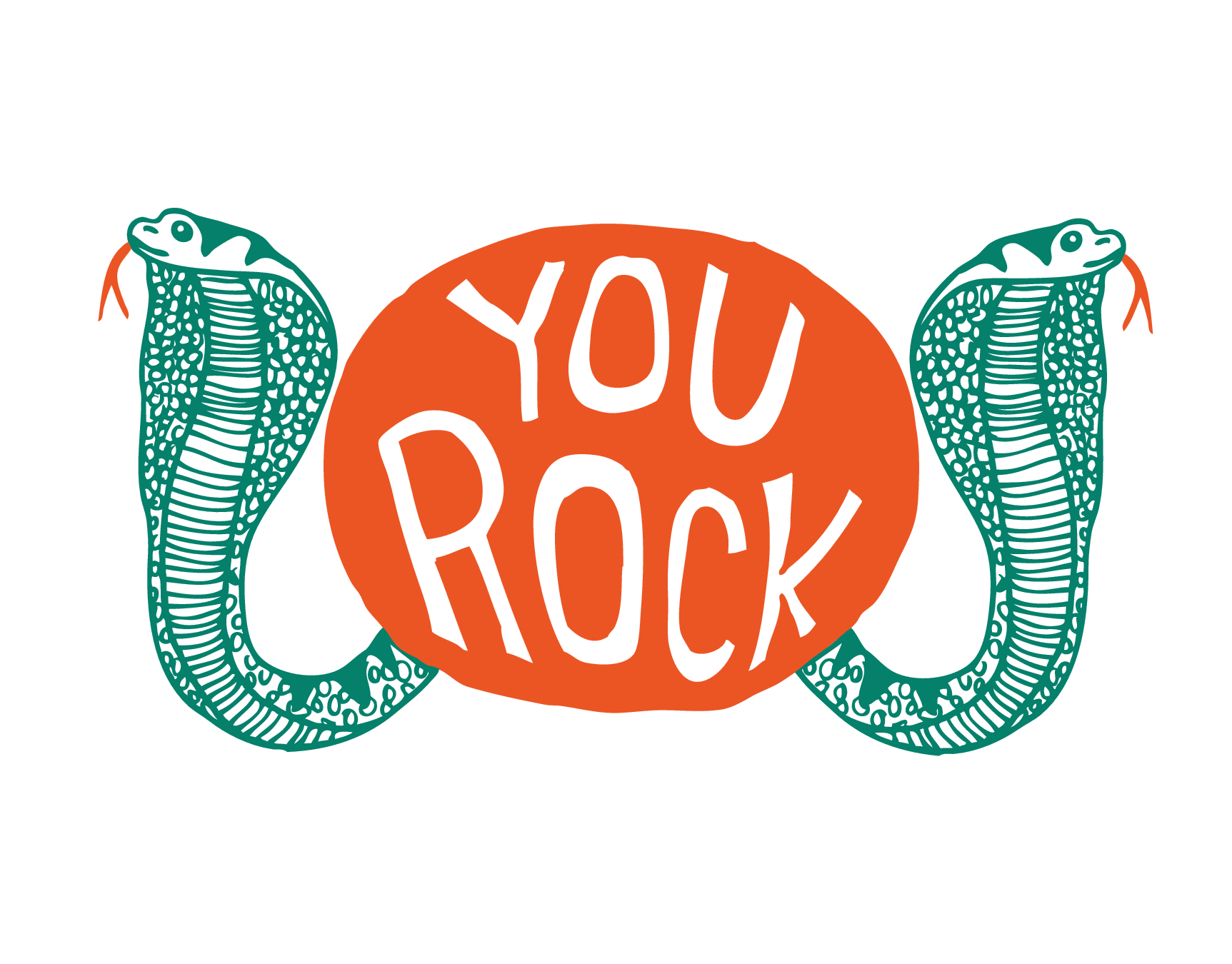 You Rock Cobras by Wildhorse Press | Postable
