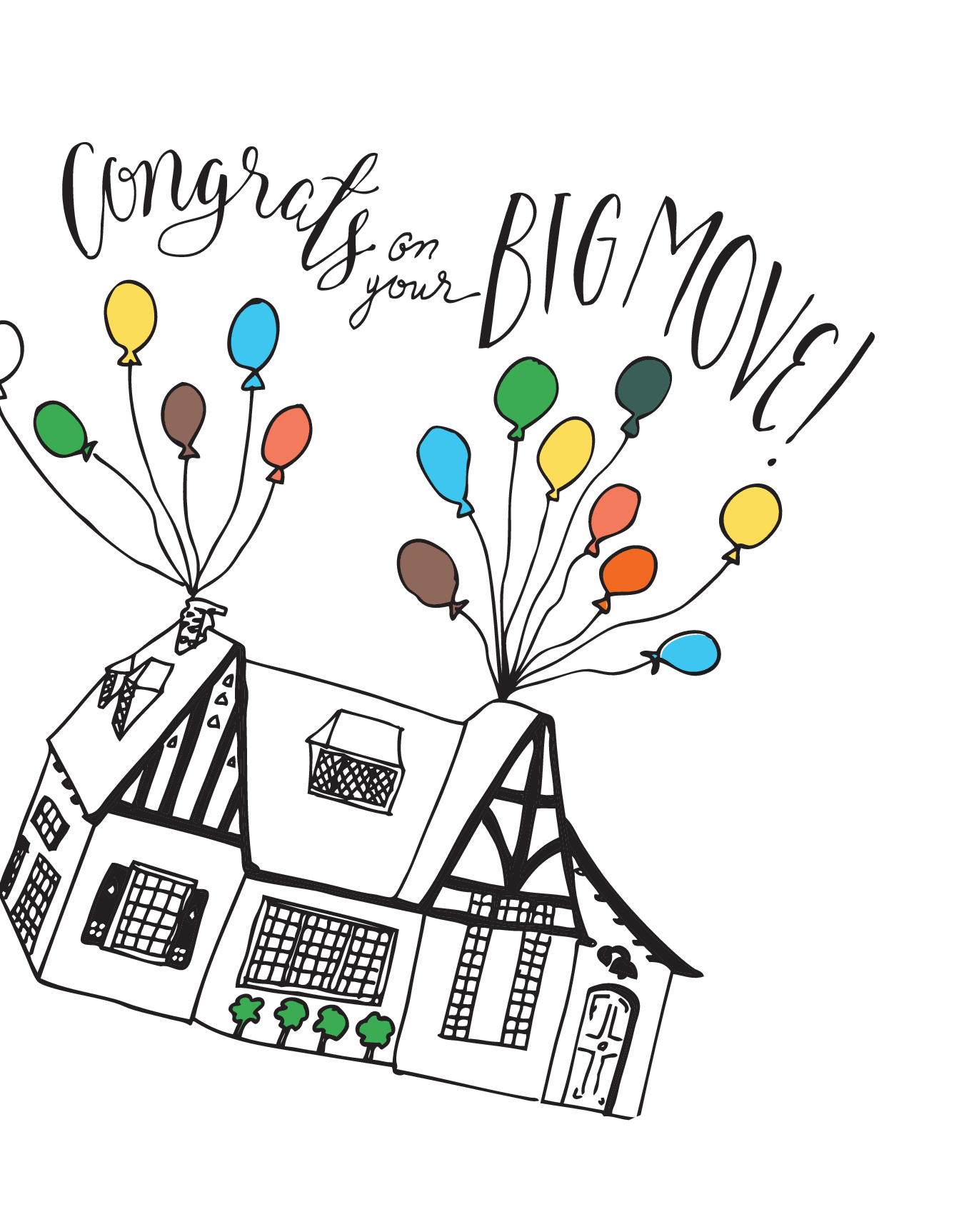 Congrats On Your Big Move by Wild Ink | Postable