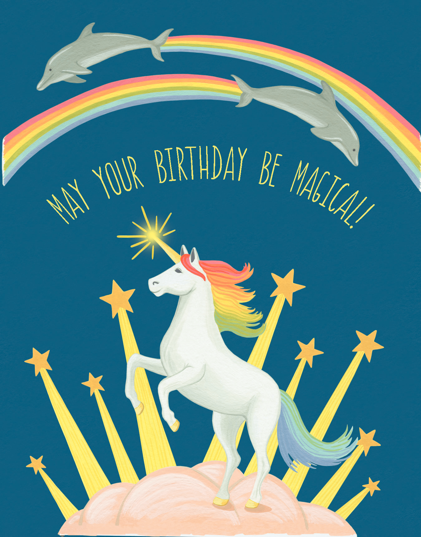Magical Birthday by Yeppie Paper | Postable