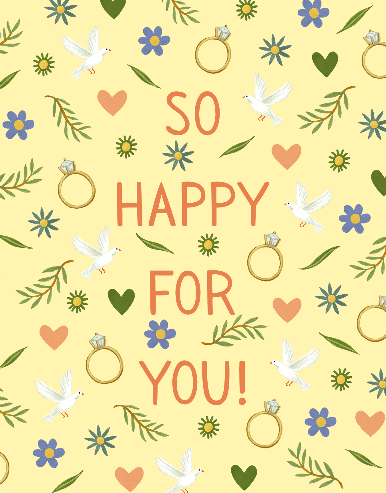So Happy For You by Yeppie Paper | Postable