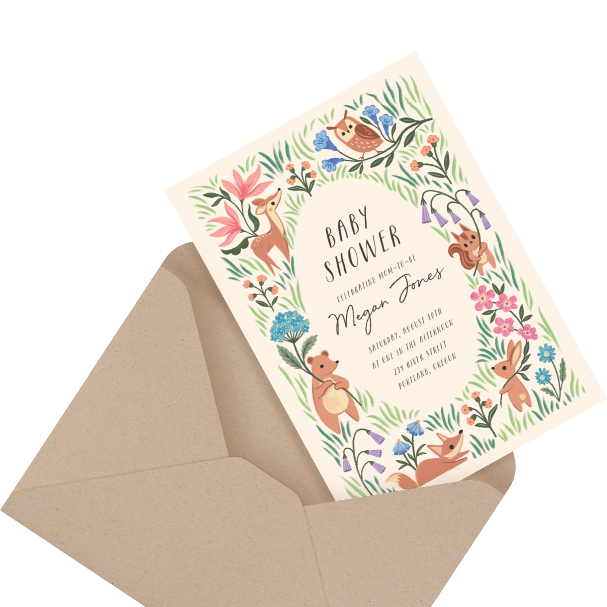 Baby Shower Invitations — Mailed For You | Postable