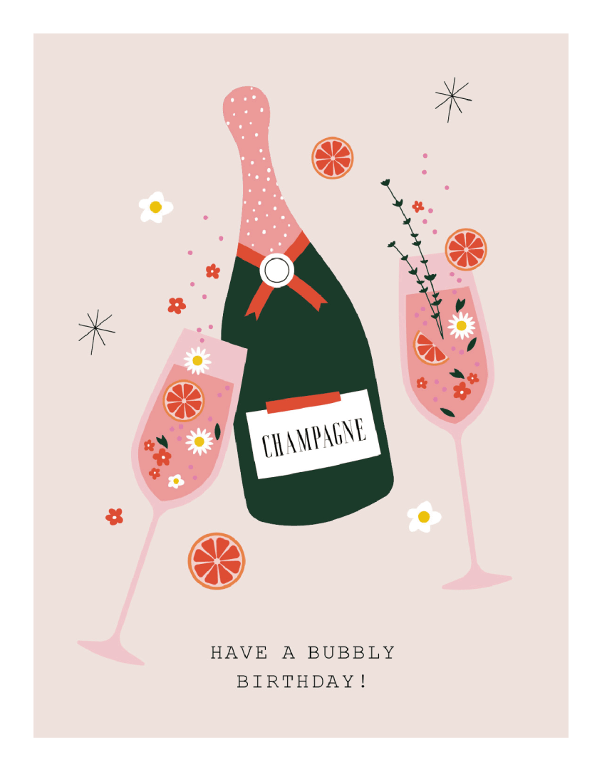 Bubbly Birthday by Spaghetti & Meatballs | Postable