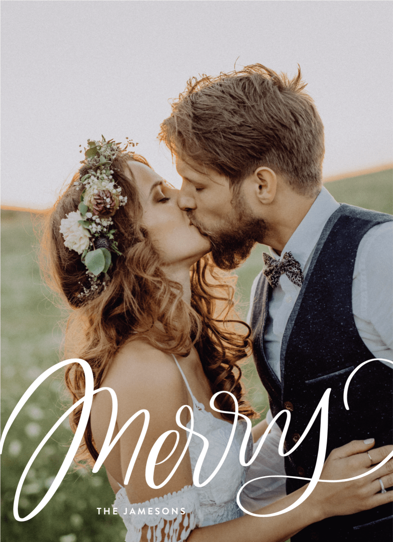 Hand Lettered Merry by Vine & Thistle | Postable