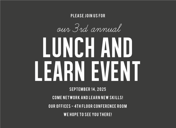 lunch and learn invite sample