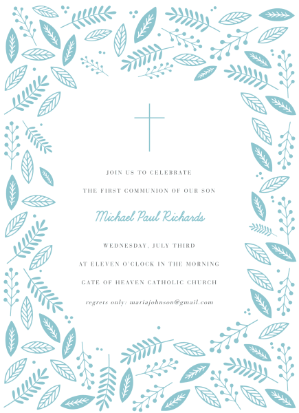 Winter Greens Communion by Postable | Postable