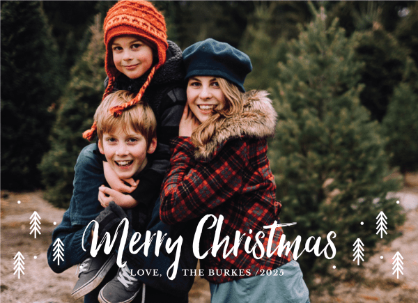 Winter Landscape Christmas Photo Card | Postable | Postable