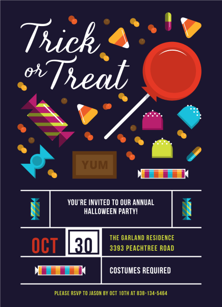 Trick Or Treat Halloween Party by Postable | Postable