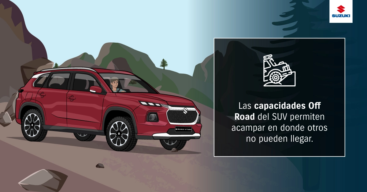 Los mejores SUV en Chile para acampar como un pro | Suzuki