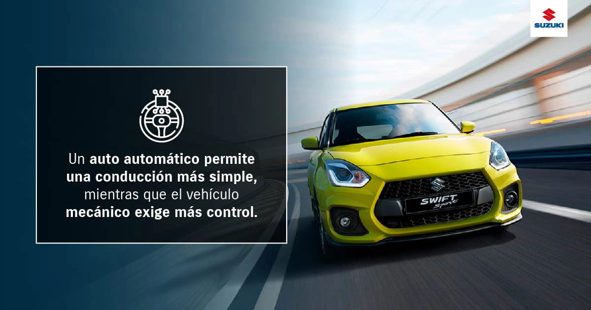 ¿Es más fácil manejar autos automáticos que mecánicos? | Suzuki