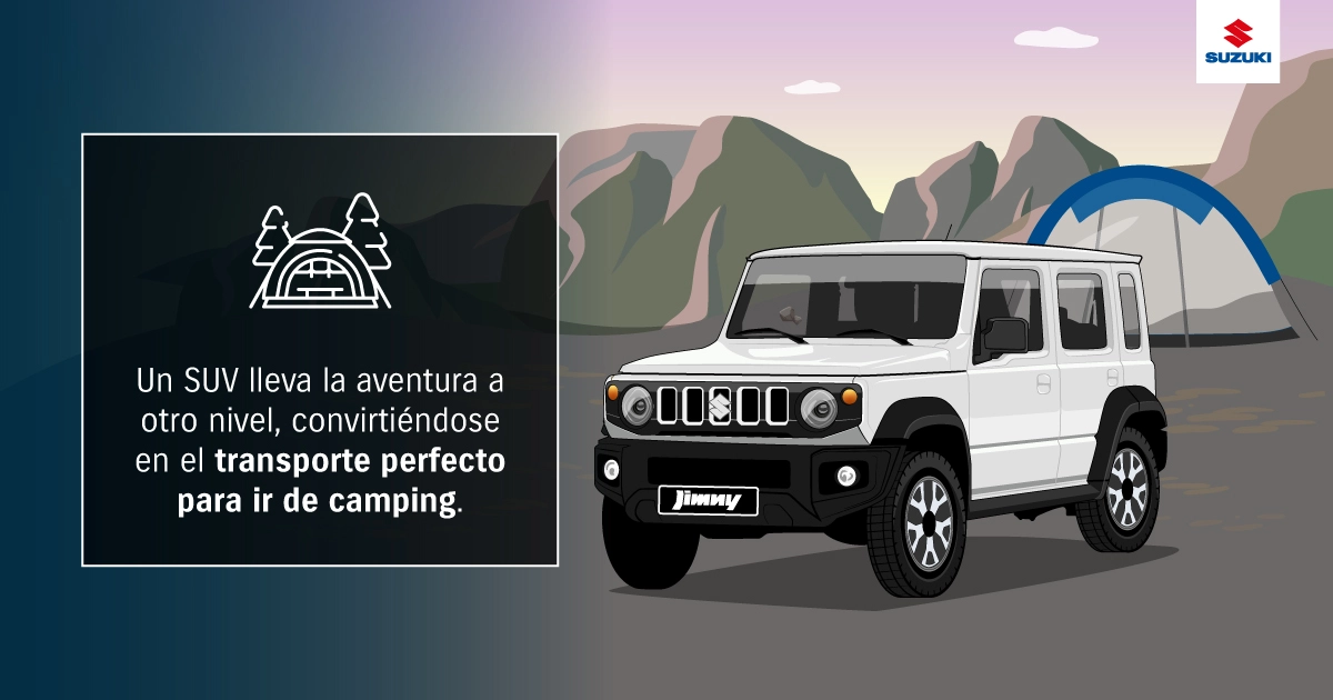 Los mejores SUV en Chile para acampar como un pro | Suzuki
