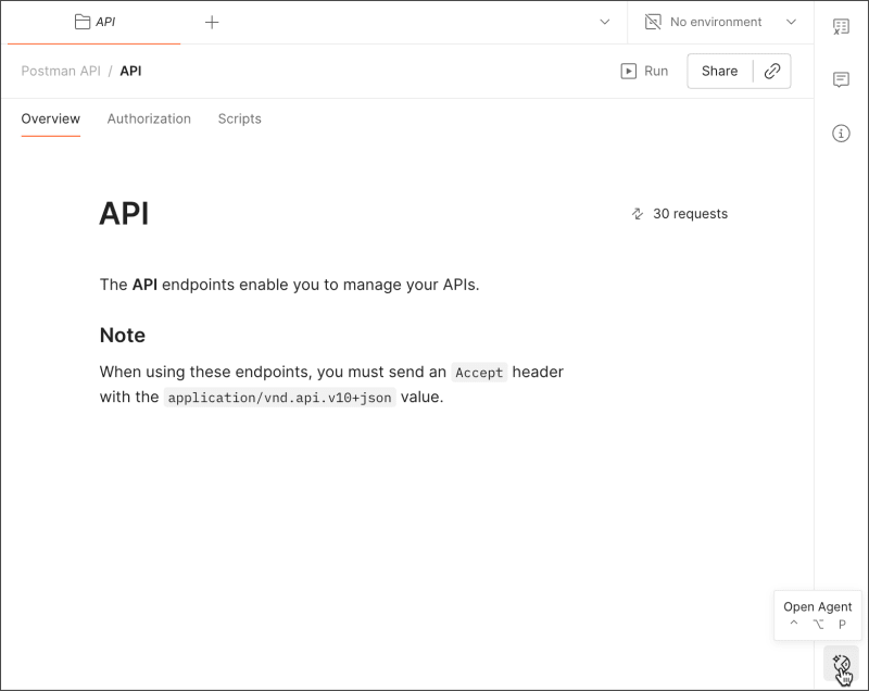 Postman Agent Mode | Postman Docs
