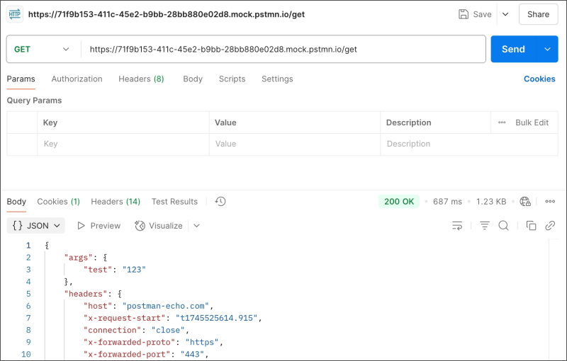 Mock APIs with response examples | Postman Docs