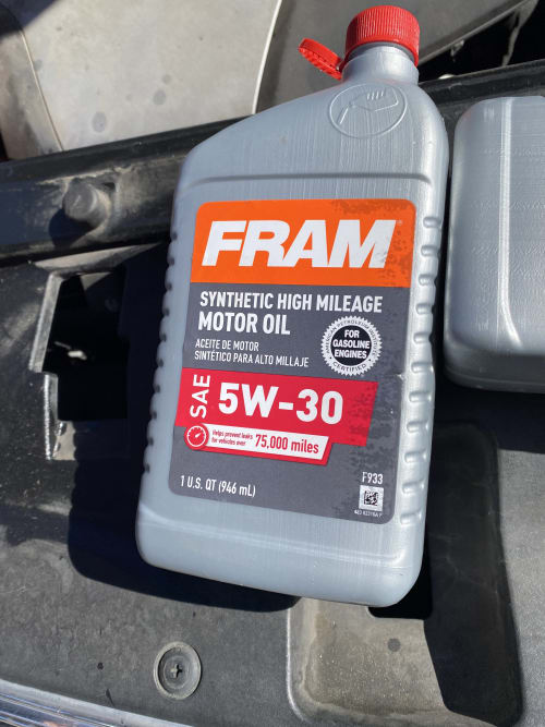 FRAM 10W-30 High Mileage Full Synthetic Motor Oil: 1 Quart F943 ...