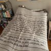 Personalized Hand-Written Letter Blanket | Home Decor, Bedding ...