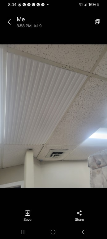 Art3d PVC Drop Ceiling Tiles,Slat Design Wall Panels,2X4 ft,12Pcs - On ...