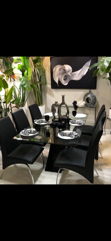 Silver Rectangular Cutout Ceramic Vase, 15"