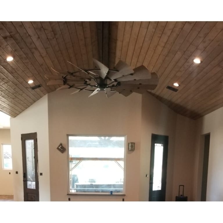 Springer Collection 52-Inch 12-Blade Architectural Bronze DC Motor ...