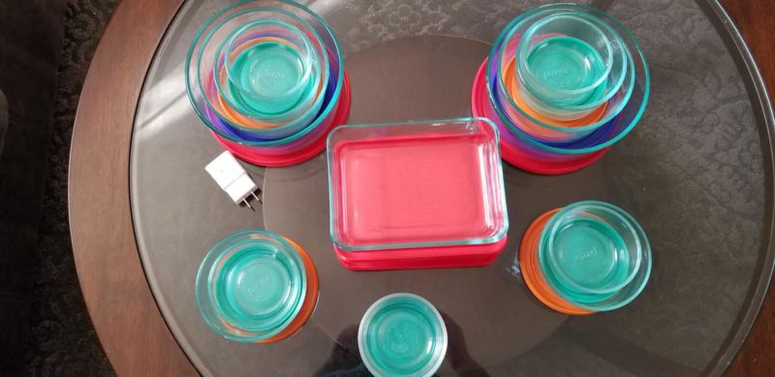 Pyrex 10-Piece Multicolored Food Storage Set