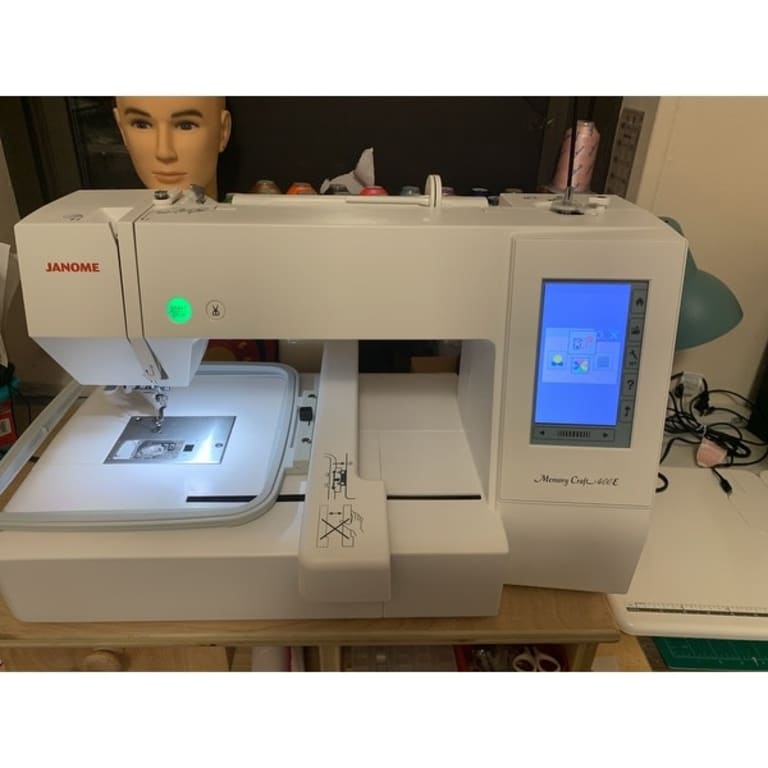 Janome Memory Craft 400E Embroidery Machine - On Sale - Bed Bath ...