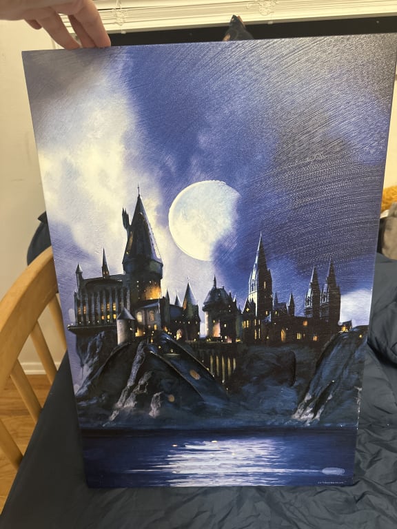 Harry Potter Hogwarts Castle Canvas Wall Art, 16x24