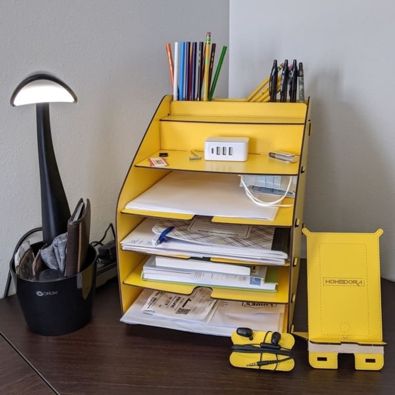 LED Desk Space Organizer Lamp - Bed Bath & Beyond - 17359496