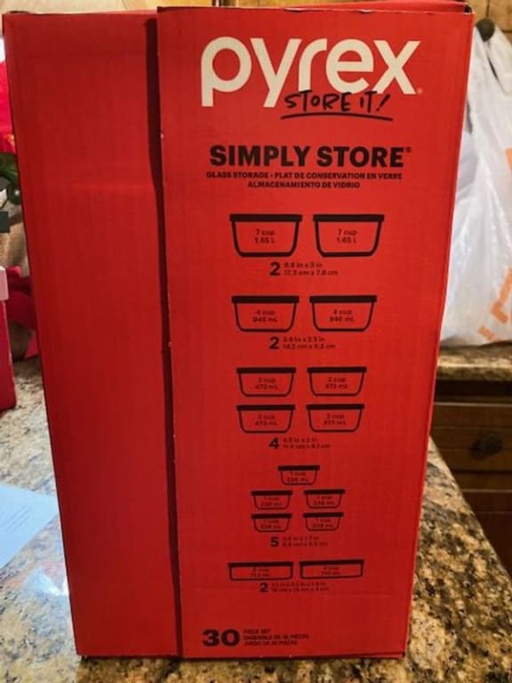 Pyrex 10-Piece Multicolored Food Storage Set