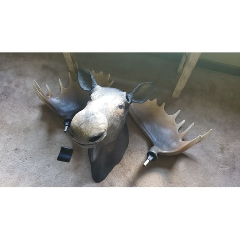Design Toscano North American Majestic Moose Trophy Head Wall Sculpture ...