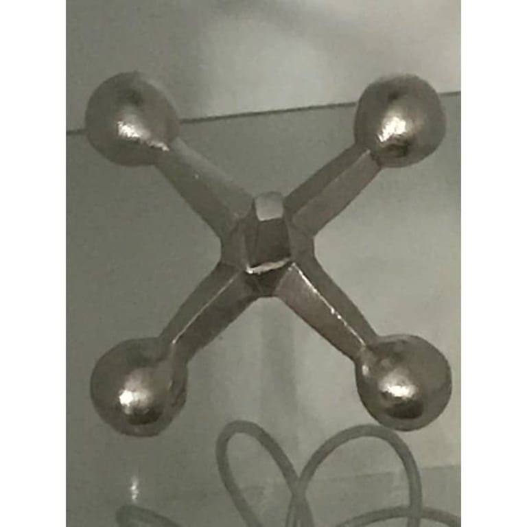 Sagebrook Home Creative Metal Jacks Sculpture for Room, Bedroom or ...