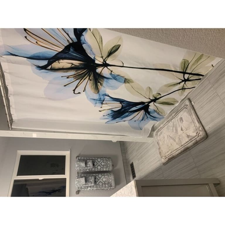 Laural Home Azalea X-Ray Shower Curtain - Bed Bath & Beyond - 39932782