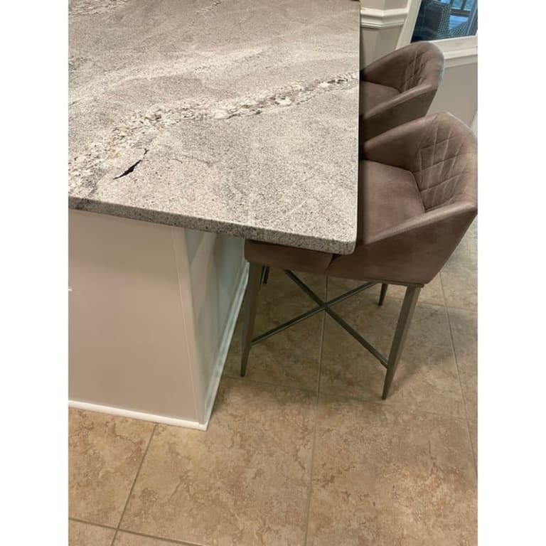 Carson Carrington Jugennes Metal Counter Height Stool, Set of 2, Pewter ...