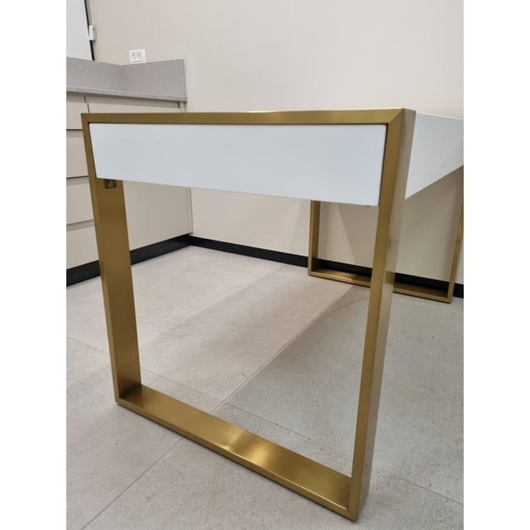 Karina White 48" Writing Desk - Bed Bath & Beyond - 25572513