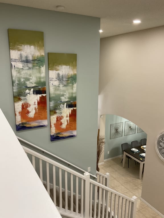 Abstract Drip Canvas Wall Art, 24x72